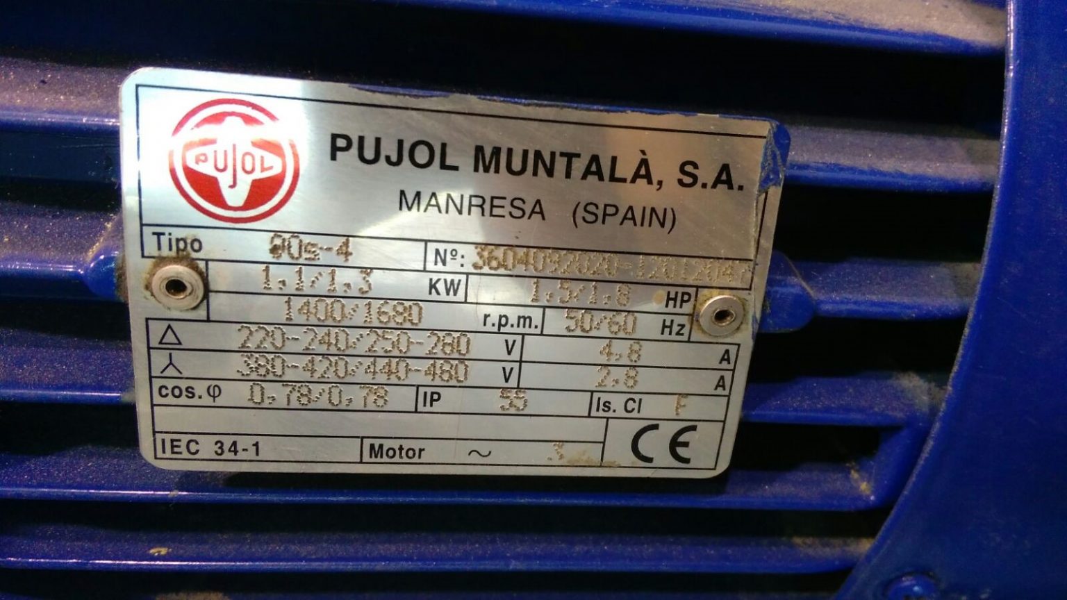 Sản xuất Inox name plate cho máy móc – động cơ công nghiệp