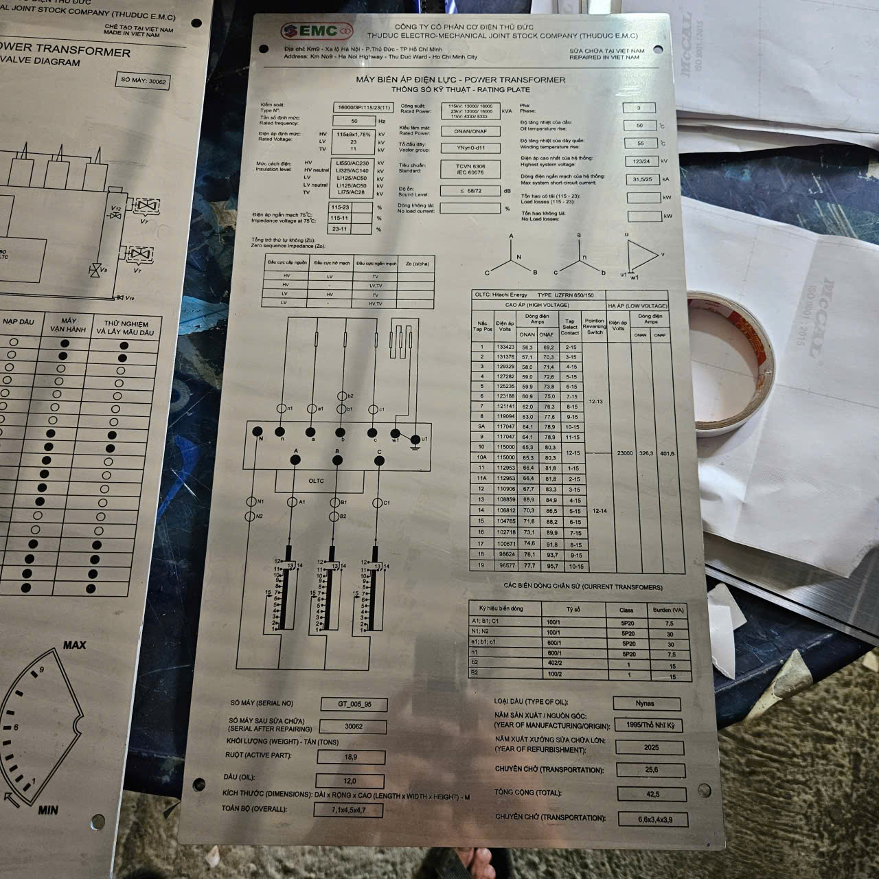 Sản xuất tem inox – name plate inox stainless steel 316 cho các công ...